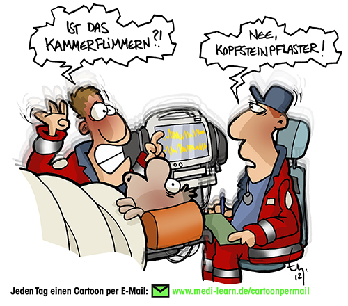 Auf der Webseite www.medi-learn.de/cartoons findet Ihr 400 weitere Cartoons inklusive E ...