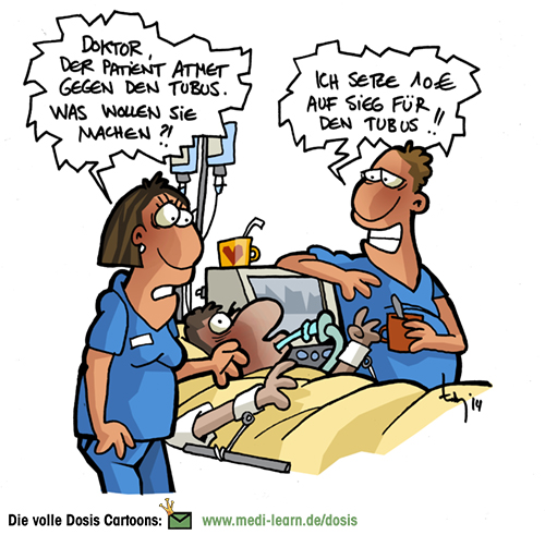 Auf der Webseite www.medi-learn.de/cartoons findet Ihr 400 weitere Cartoons inklusive E ...