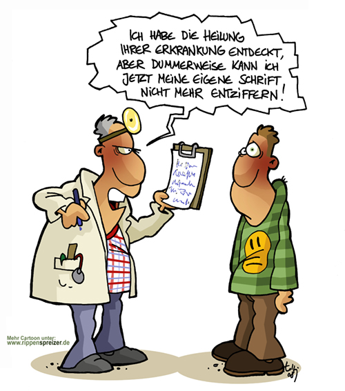 Auf der Webseite www.medi-learn.de/cartoons findet Ihr 400 weitere Cartoons inklusive E ...
