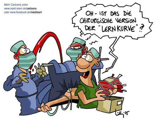 Auf der Webseite www.medi-learn.de/cartoons findet Ihr 400 weitere Cartoons inklusive E ...