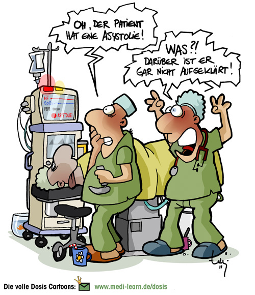Auf der Webseite www.medi-learn.de/cartoons findet Ihr 400 weitere ...