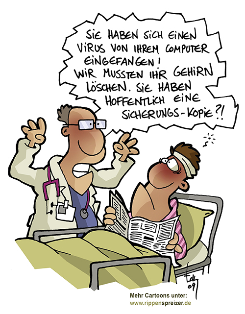 Auf der Webseite www.medi-learn.de/cartoons findet Ihr 400 weitere ...